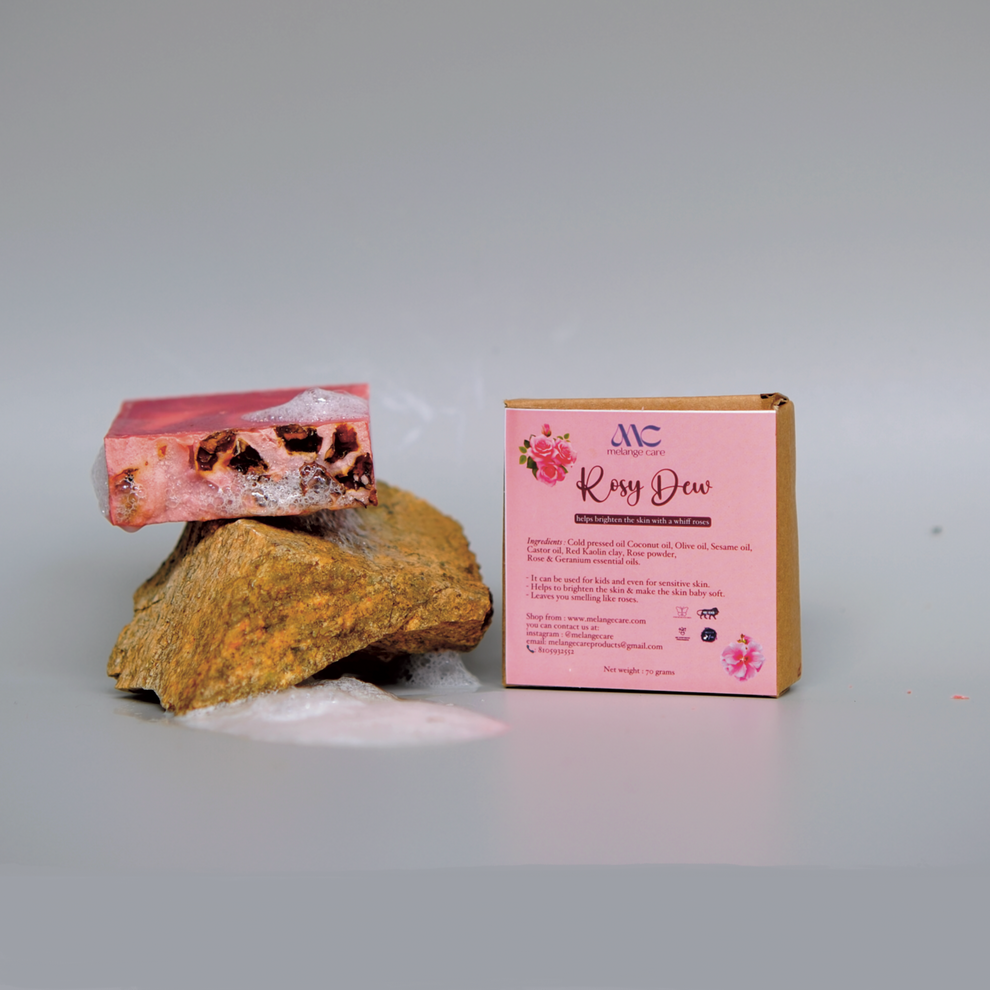 Rosy Dew Soap – Melange Care