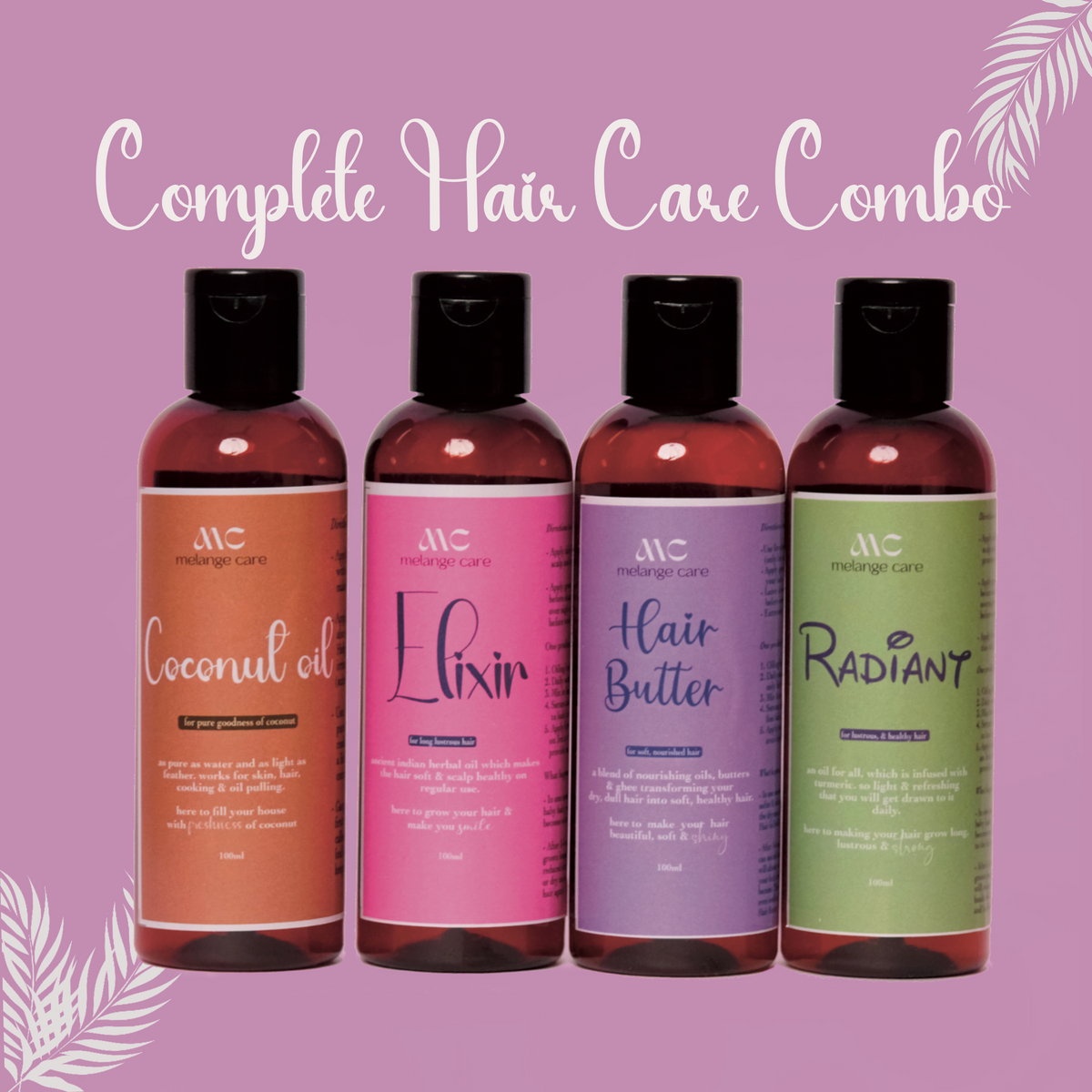 Trial pack - Complete Hair care – Melange Care
